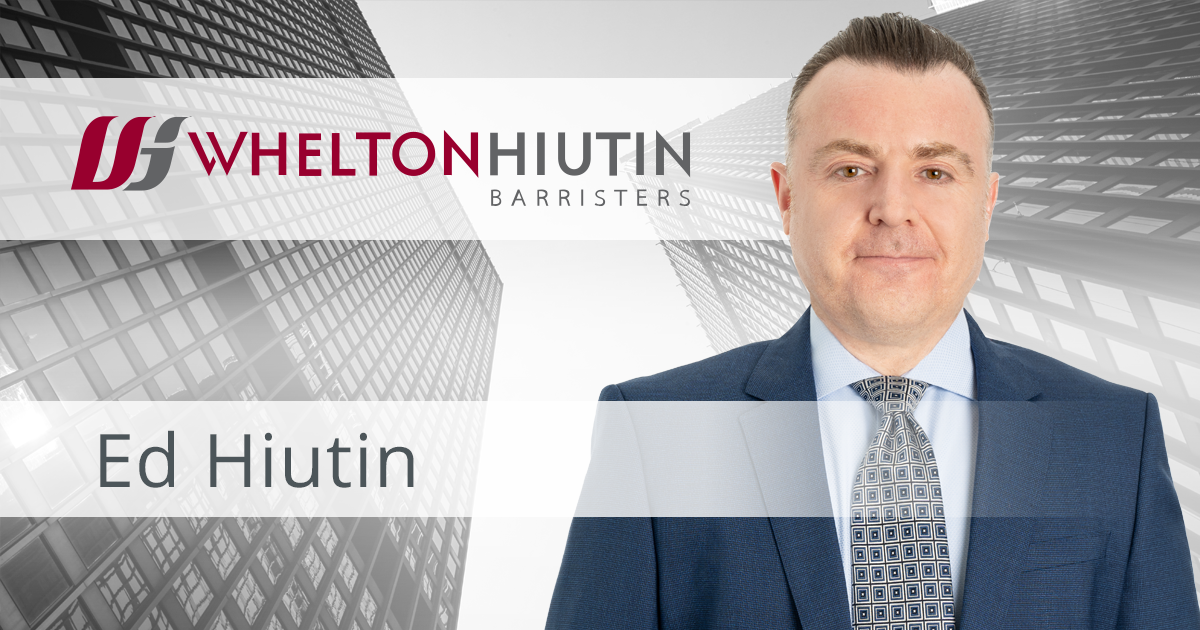 Ed Hiutin - Whelton Hiutin LLP