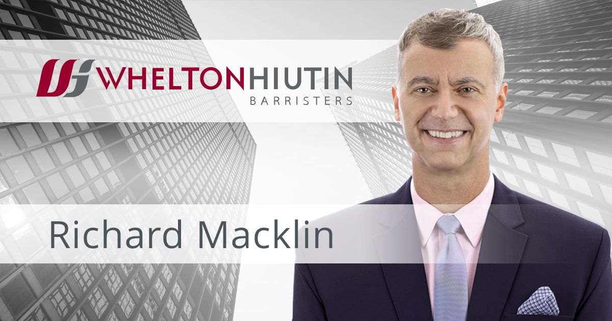 Richard Macklin - Whelton Hiutin LLP